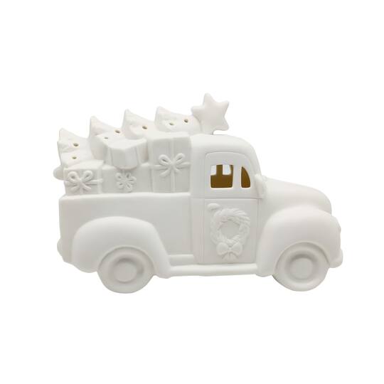 85 Diy Pre Lit Ceramic Truck Décor By Make Market® Christmas